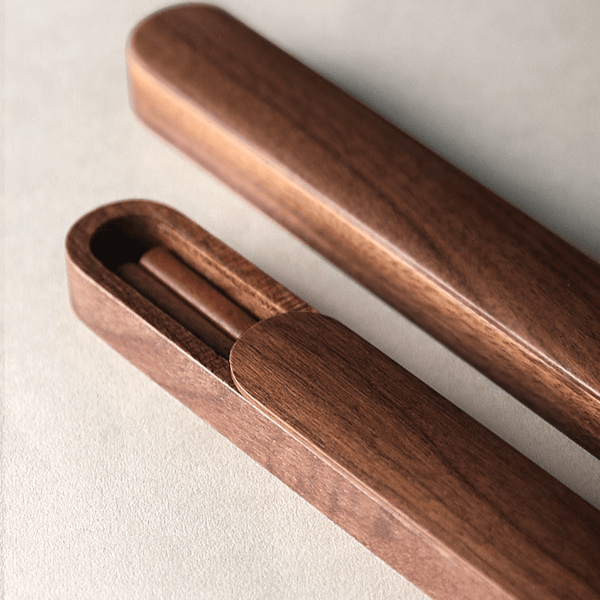 Yusu Custom Wooden Chopstick Set With Case – ZenPrive